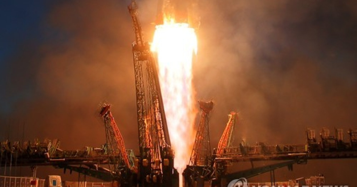KAZAKHSTAN RUSSIAN SOYUZ ROCKET LAUNCH