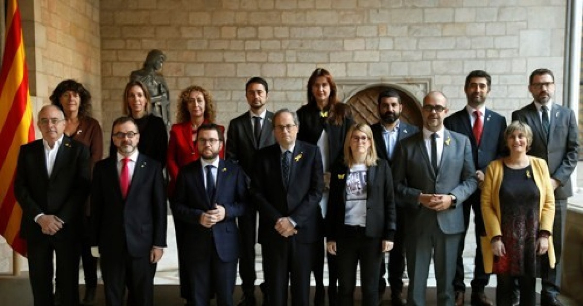SPAIN CATALONIA GOVERNMENT CABINET