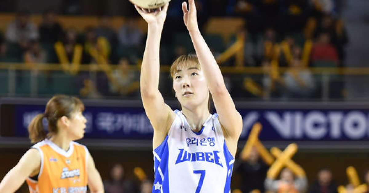 '2R 펄펄' 박혜진, 통산 7번째 라운드 MVP 선정..MIP 김민정