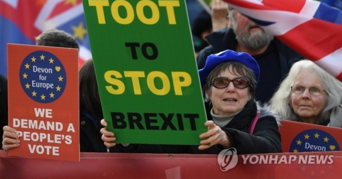 BRITAIN BREXIT PROTESTS