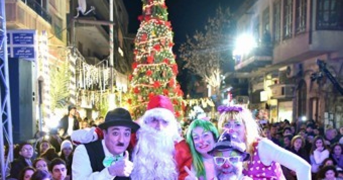 SYRIA-DAMASCUS-CHRISTMAS-CELEBRATION