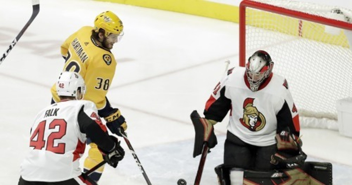 Senators Predators Hockey