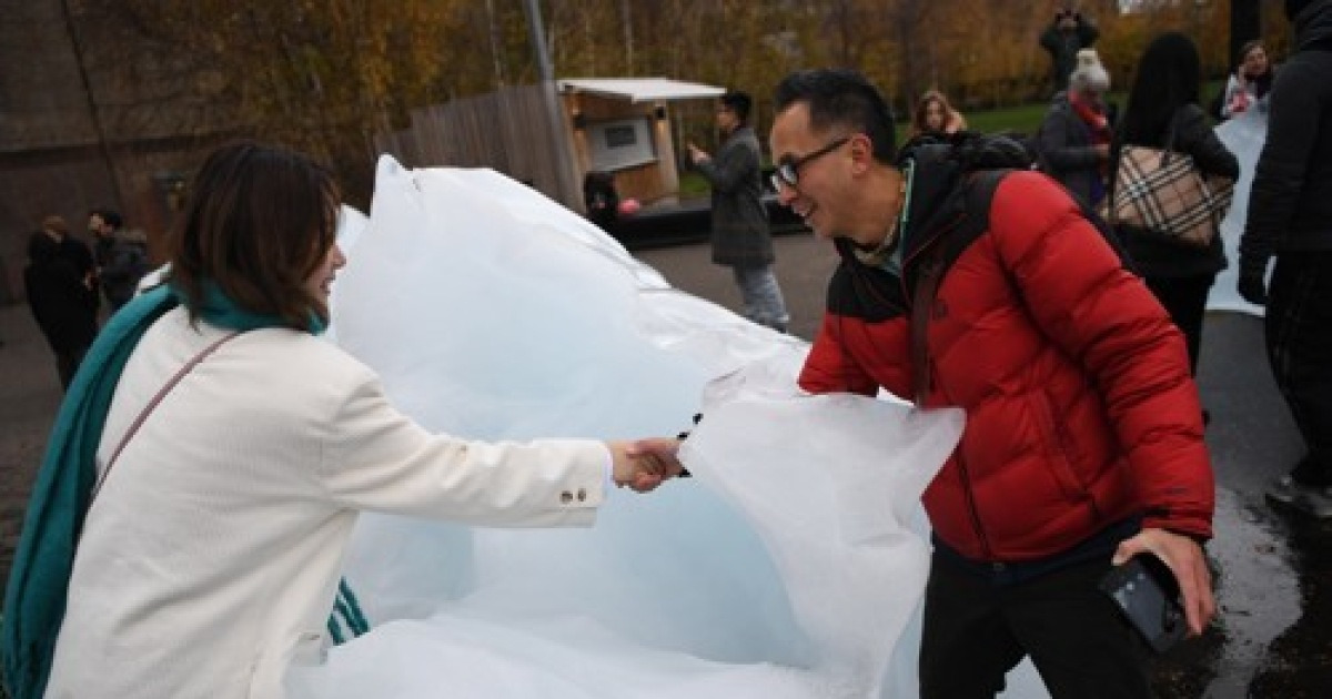 BRITAIN ARTS ICE WATCH LONDON