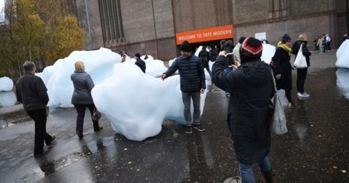 BRITAIN ARTS ICE WATCH LONDON