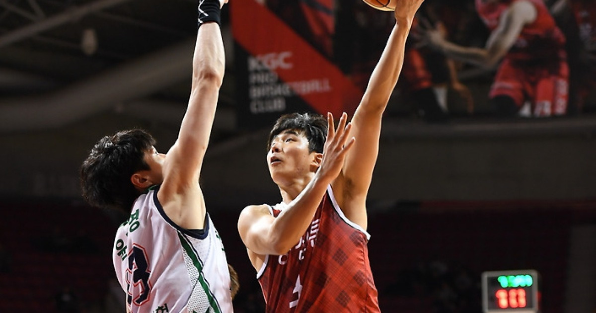 KGC, DB잡고 연패 탈출..LG, 연장 접전끝 전자랜드 제압