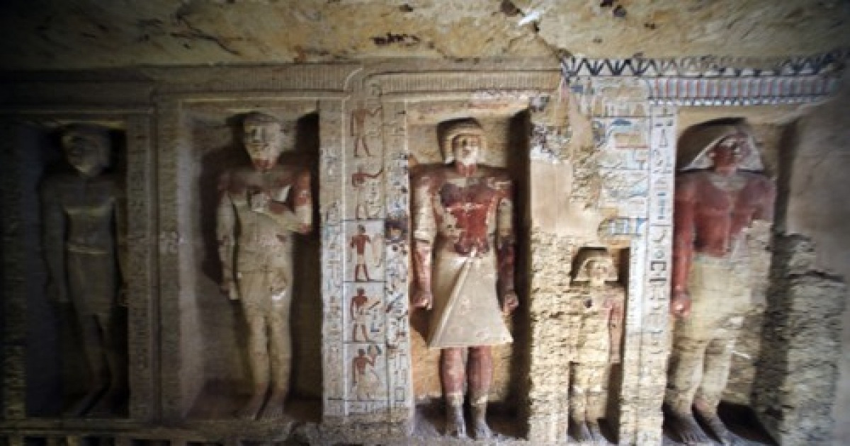 EGYPT ARCHEOLOGY WAHTYE TOMB DISCOVERY