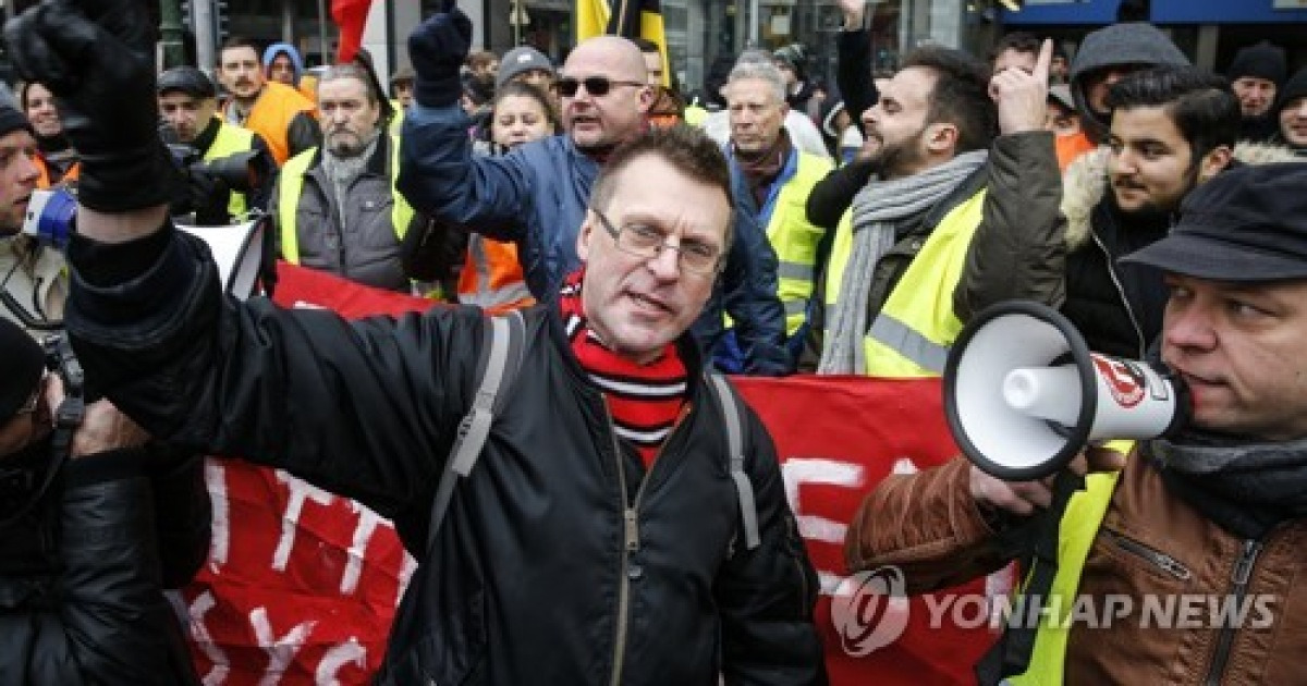 BELGIUM PROTEST YELLOW VESTS