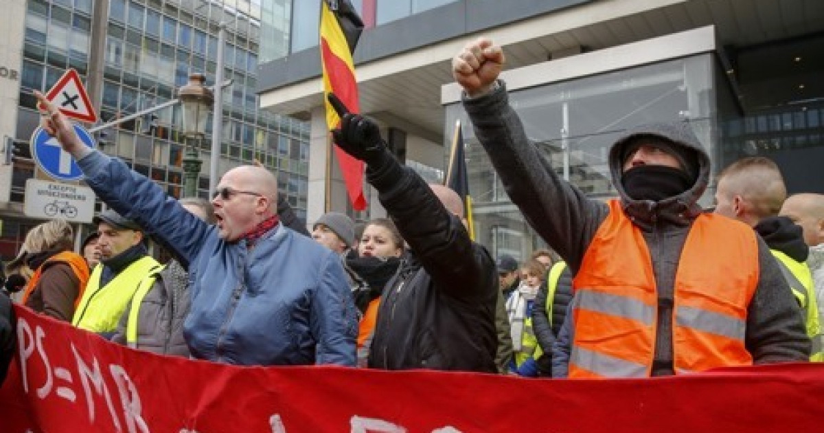 BELGIUM PROTEST YELLOW VESTS