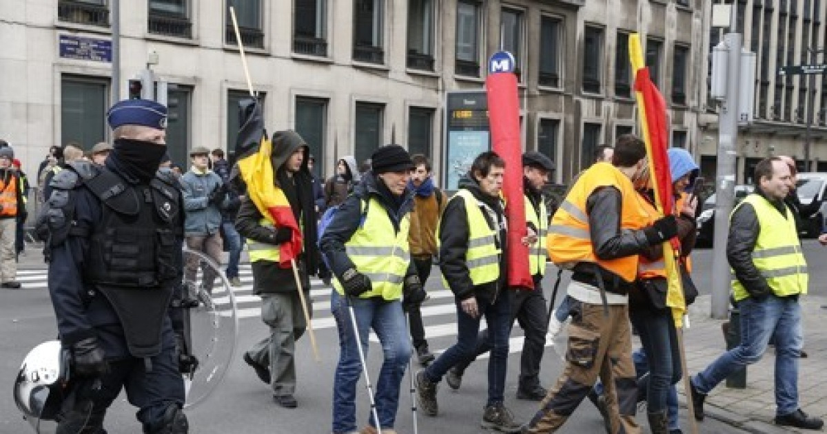 BELGIUM PROTEST YELLOW VESTS