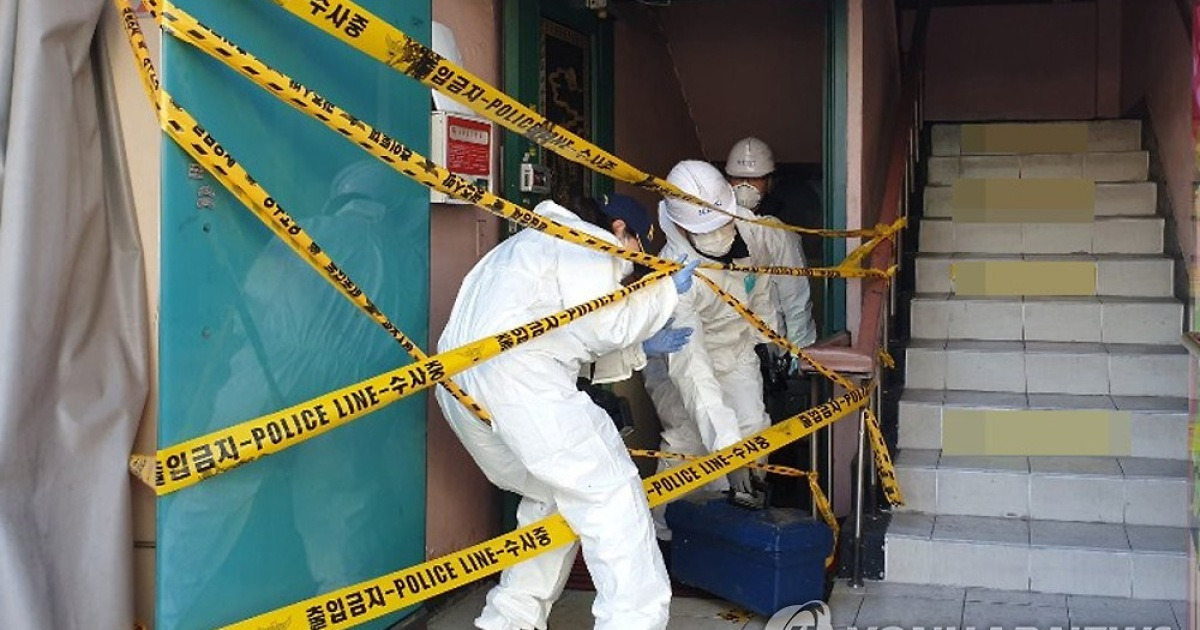 광주의 한 이용원에서 방화 추정 화재