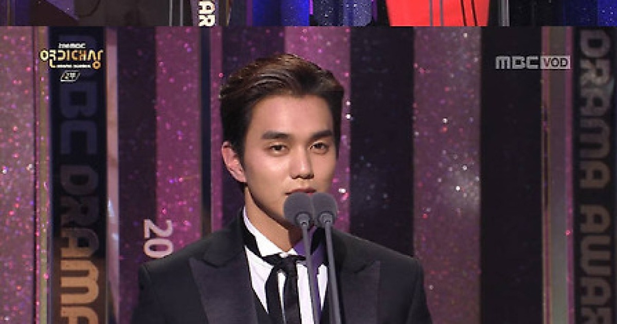 소지섭 수상에 유승호 '폴짝폴짝' 무슨 인연?