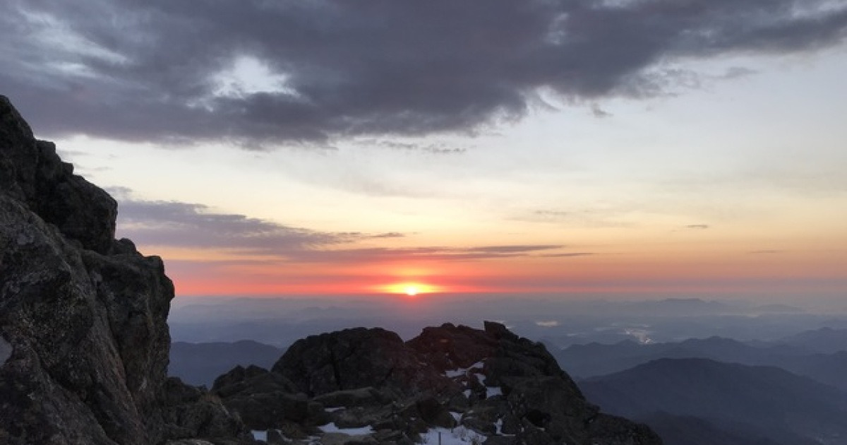 기해년 지리산 천왕봉 일출
