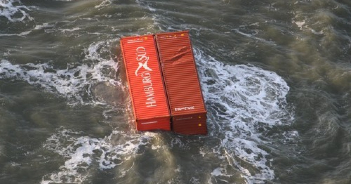 AT SEA NETHERLANDS CONTAINER SHIP ACCIDENT
