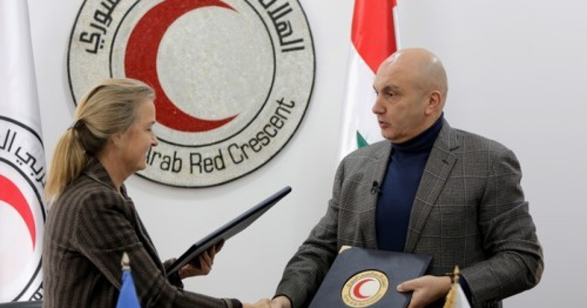 SYRIA WHO JAPAN SARC AMBULANCES