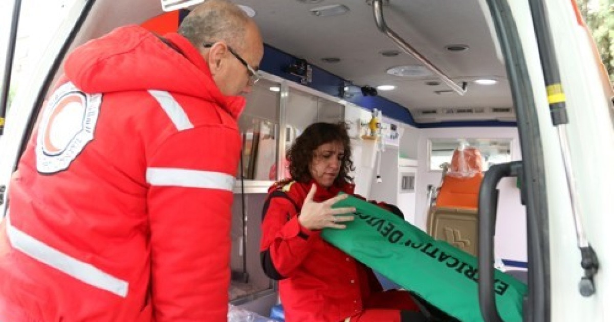 SYRIA WHO JAPAN SARC AMBULANCES