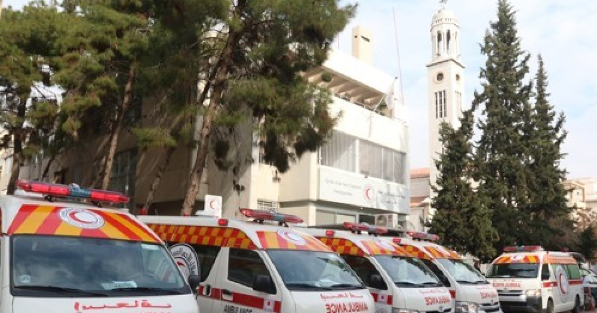 SYRIA WHO JAPAN SARC AMBULANCES