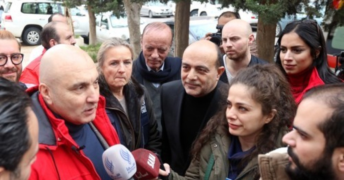 SYRIA WHO JAPAN SARC AMBULANCES