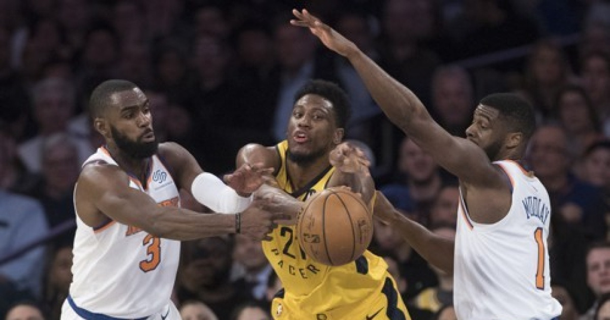 Pacers Knicks Basketball