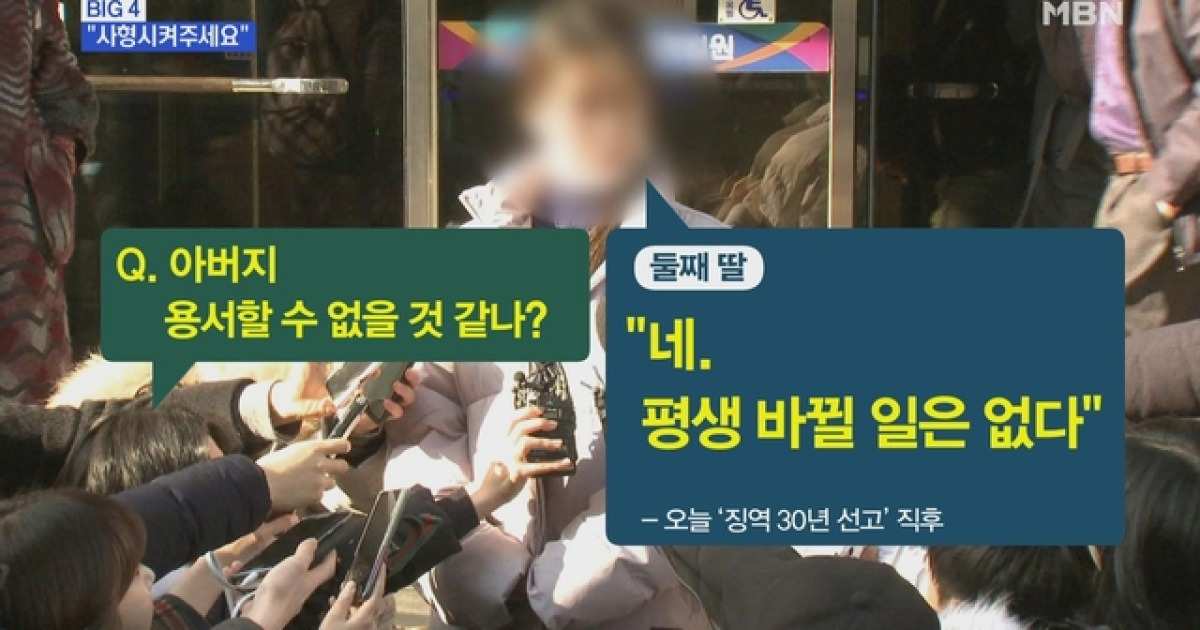 [MBN 뉴스빅5] "사형시켜주세요"