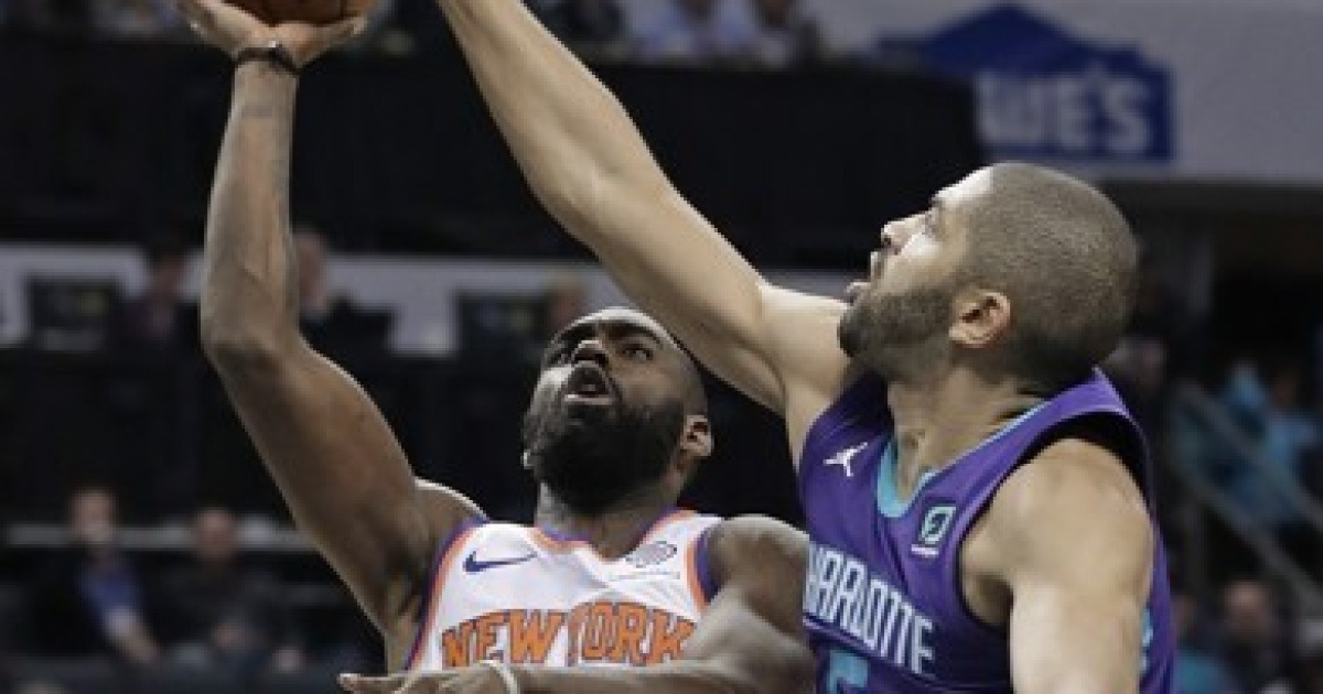 Knicks Hornets Basketball