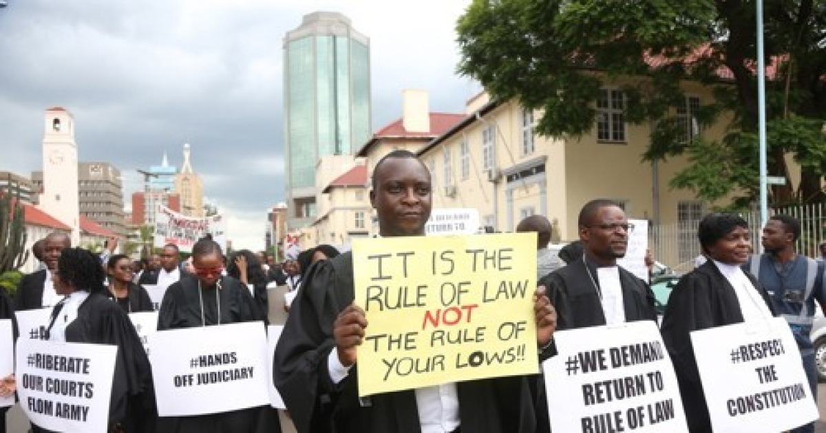 ZIMBABWE LAWYERS MARCH FOR JUSTICE