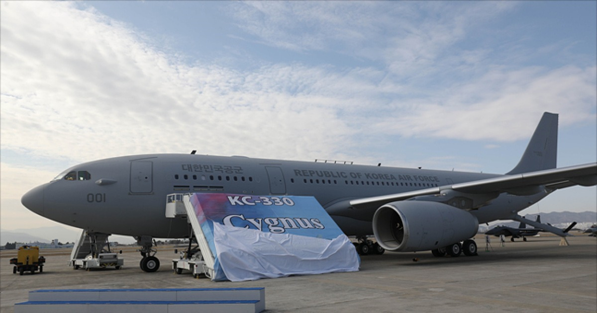공군 '공중급유기 KC-330 시그너스 전력화 행사'