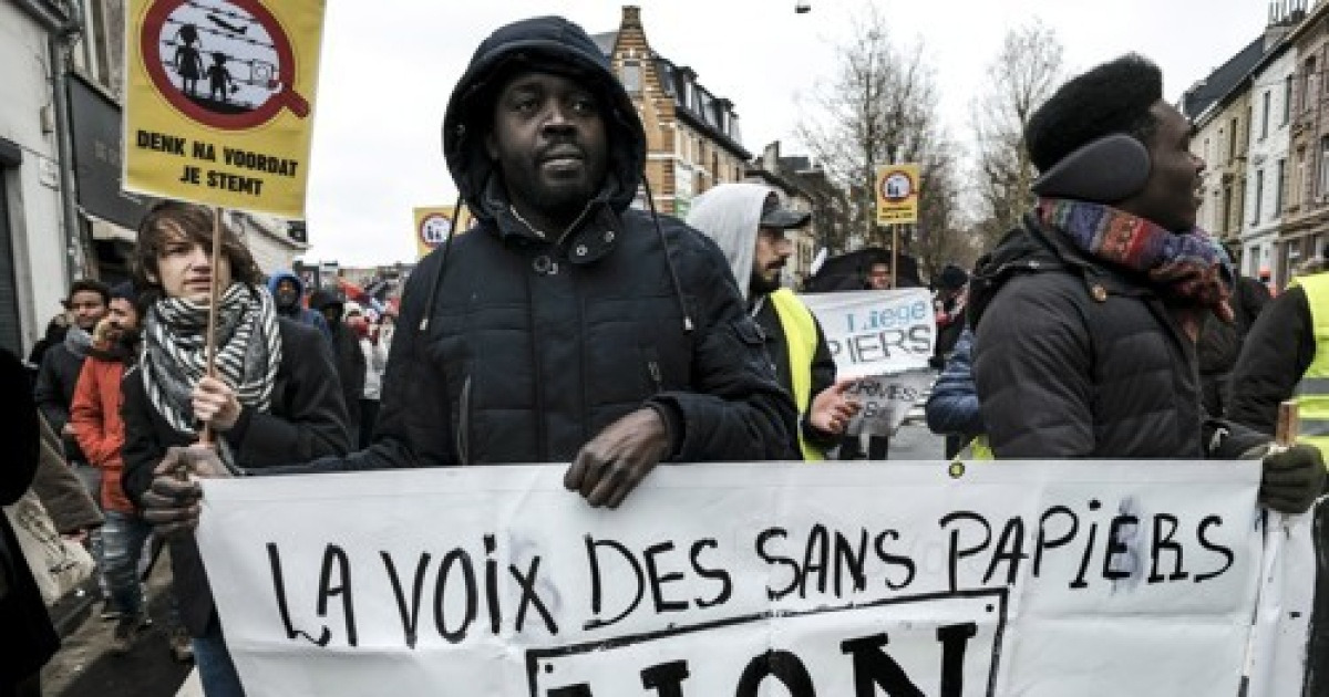 BELGIUM PROTEST MIGRATION