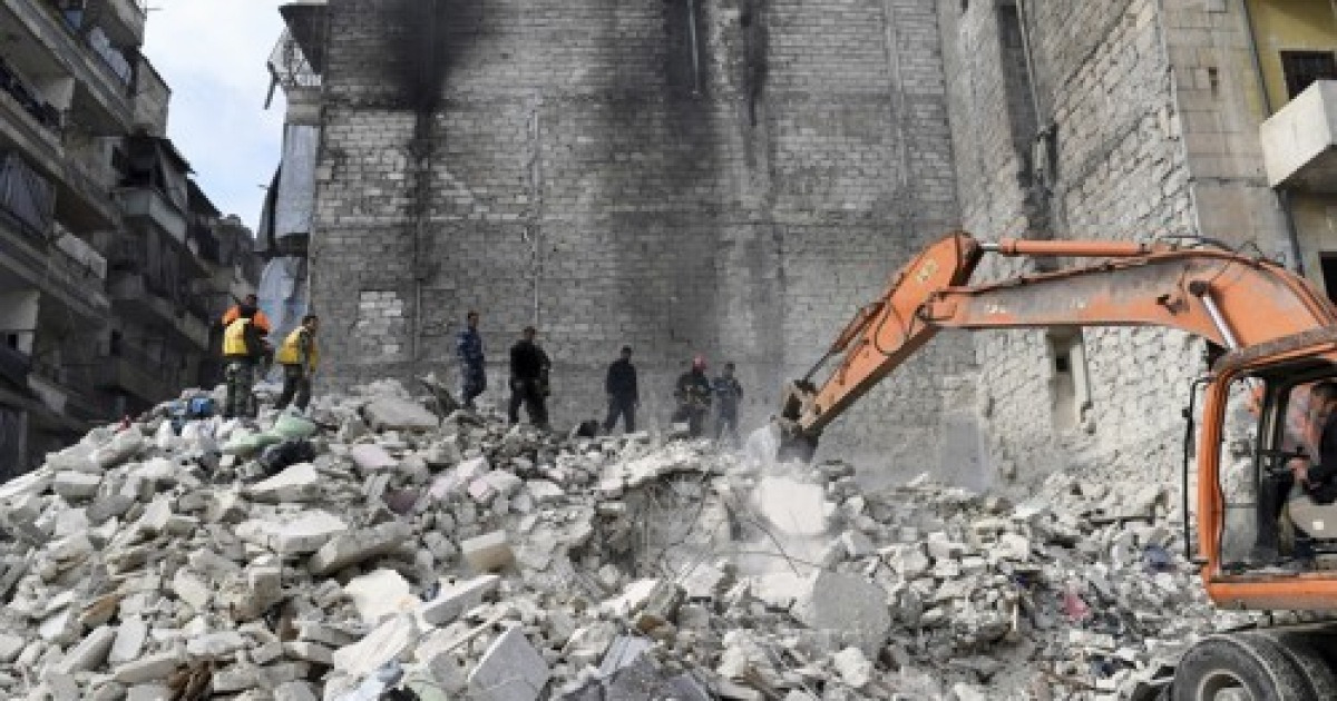 Syria Building Collapse