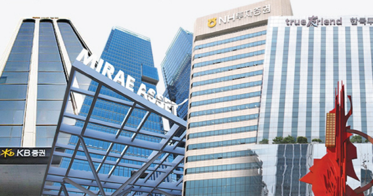 현대, 대우 사라지고 미래, NH, KB 우뚝