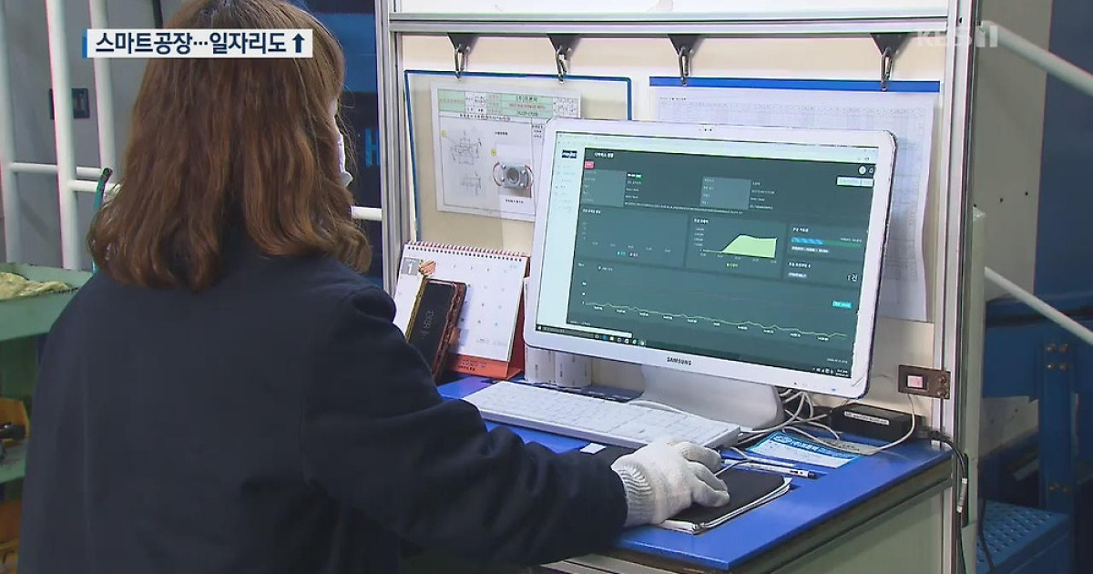 '스마트 공장'으로 생산성은 '쑥'..불량률은 '뚝'