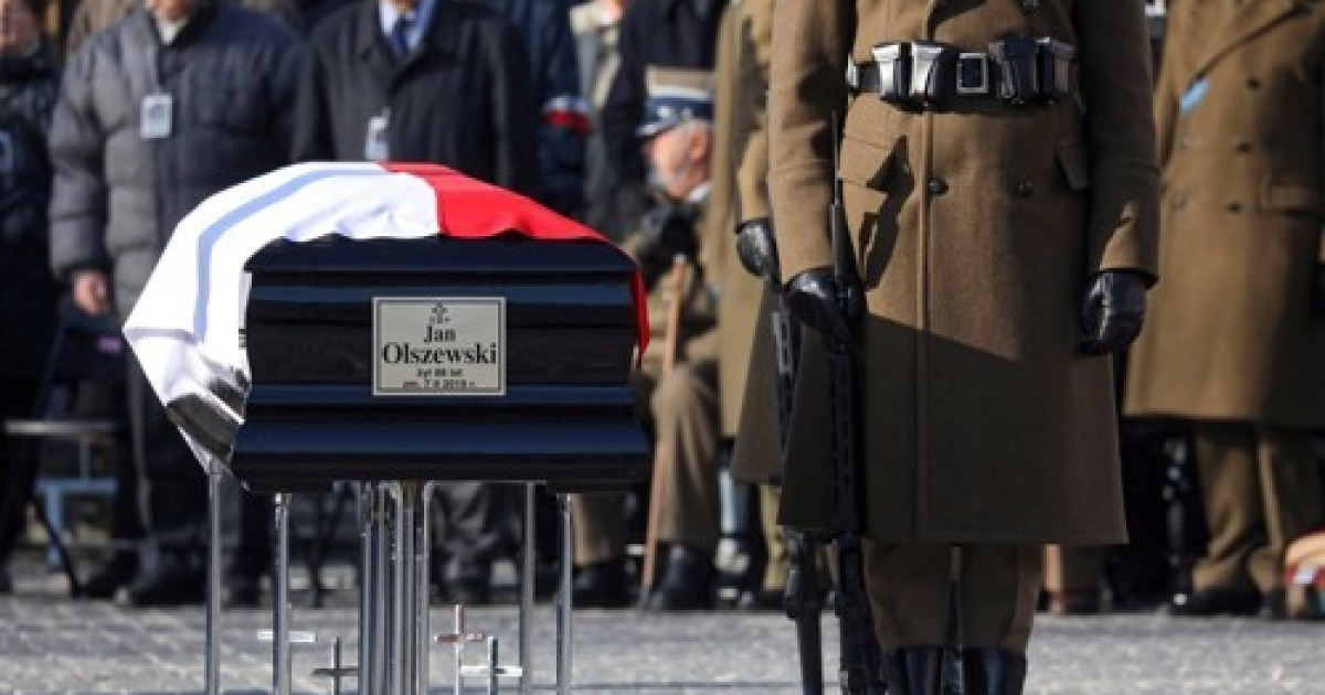 POLAND FORMER PRIME MINISTER OLSZEWSKI FUNERAL
