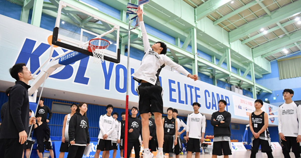 [JB포토화보] 2019 KBL 유스 엘리트 캠프 고등부 신체 측정 및 체력 측정 포토화보