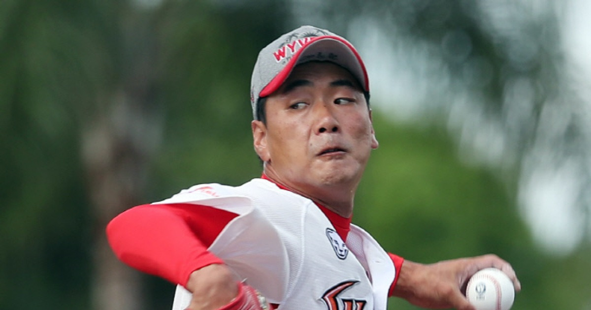 김광현 "KS서 선발승" 타자 상대 첫 실전서 최고 145km·2K