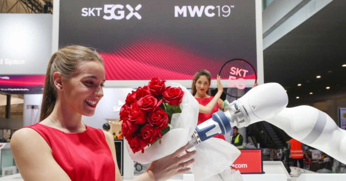 [포토]MWC에서 만나는 SKT의 AI혁신