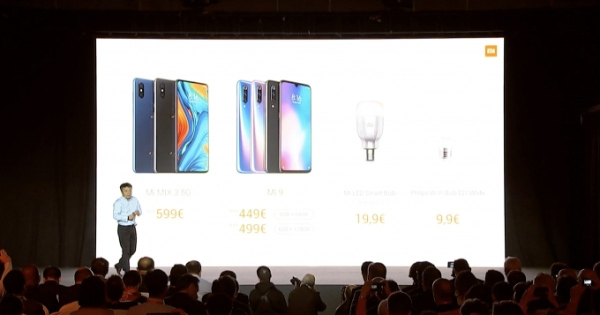 [MWC19] 샤오미 5G폰 '미믹스3' 공개..76만원 '가성비'