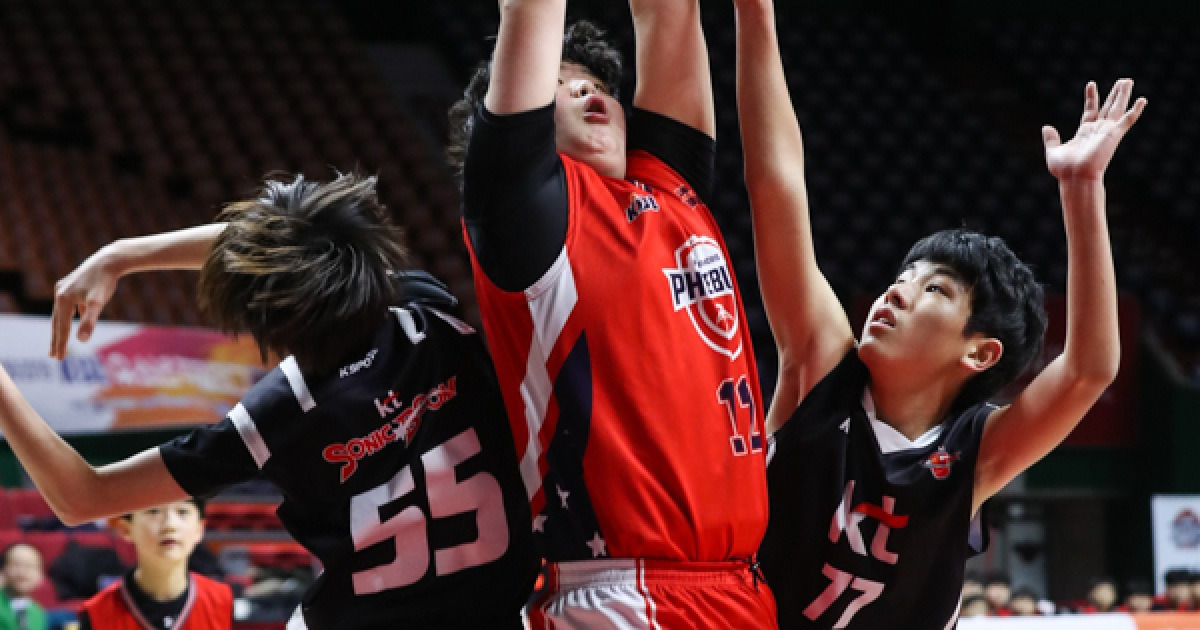 [JB포토] 2018-2019 KBL 유소년 주말리그 KT와 현대모비스 초등부 고학년 경기