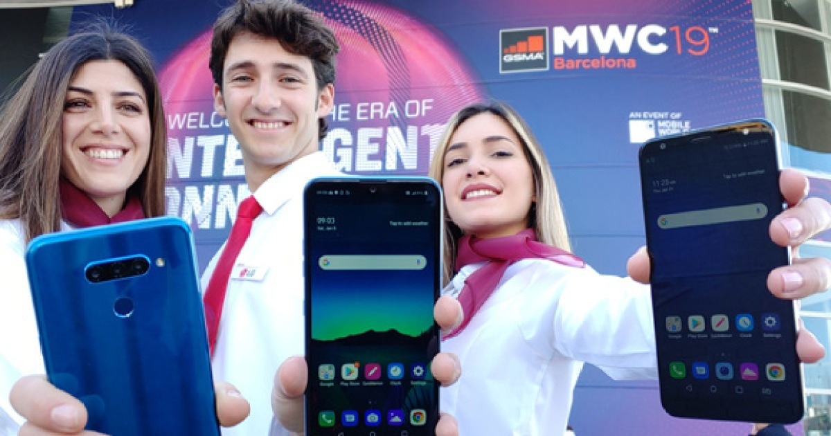 [MWC 2019] LG전자, 프리미엄부터 실속형까지..V‧G시리즈 동시 출격