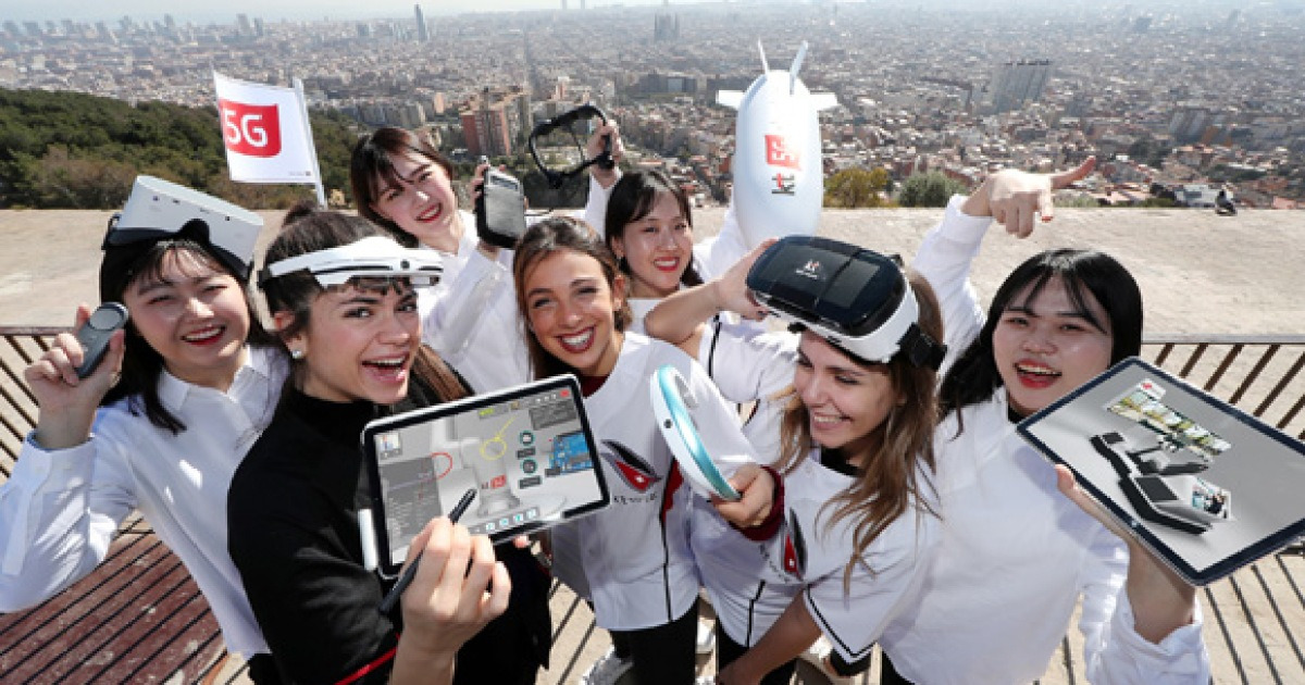 [MWC 2019] KT, '5G 스카이십' 으로 한국-스페인 실시간 연결