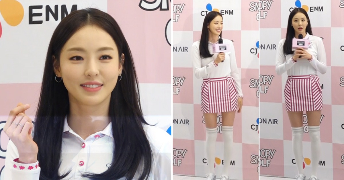 이다희(Lee Da Hui,), 차원이 다른 다리 길이 '독보적 각선미' ('스누피 골프' 팬사인회) [SS쇼캠]