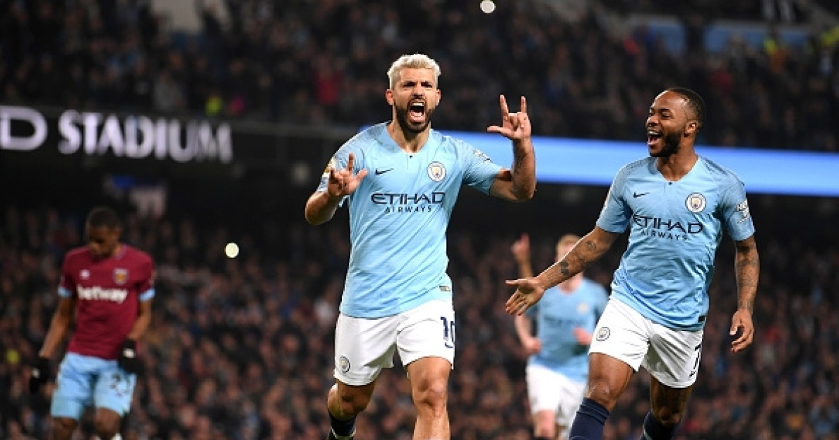 [EPL 리뷰] '아구에로 PK골' 맨시티, 웨스트햄에 1-0 승..2위 유지