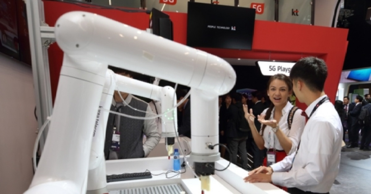 KT, MWC 2019에서 '5G 스마트 팩토리' 시연