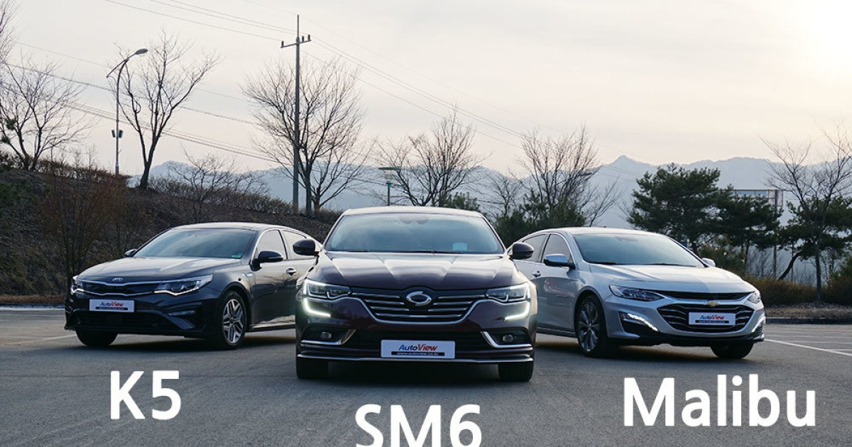 [구매가이드] SM6 vs K5 vs 말리부 편의 & 안전 장비, 실내 비교 | 오토뷰