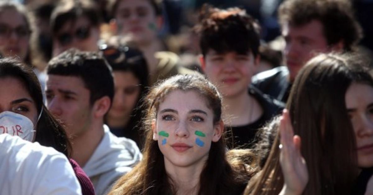 ITALY STUDENTS CLIMATE STRIKE