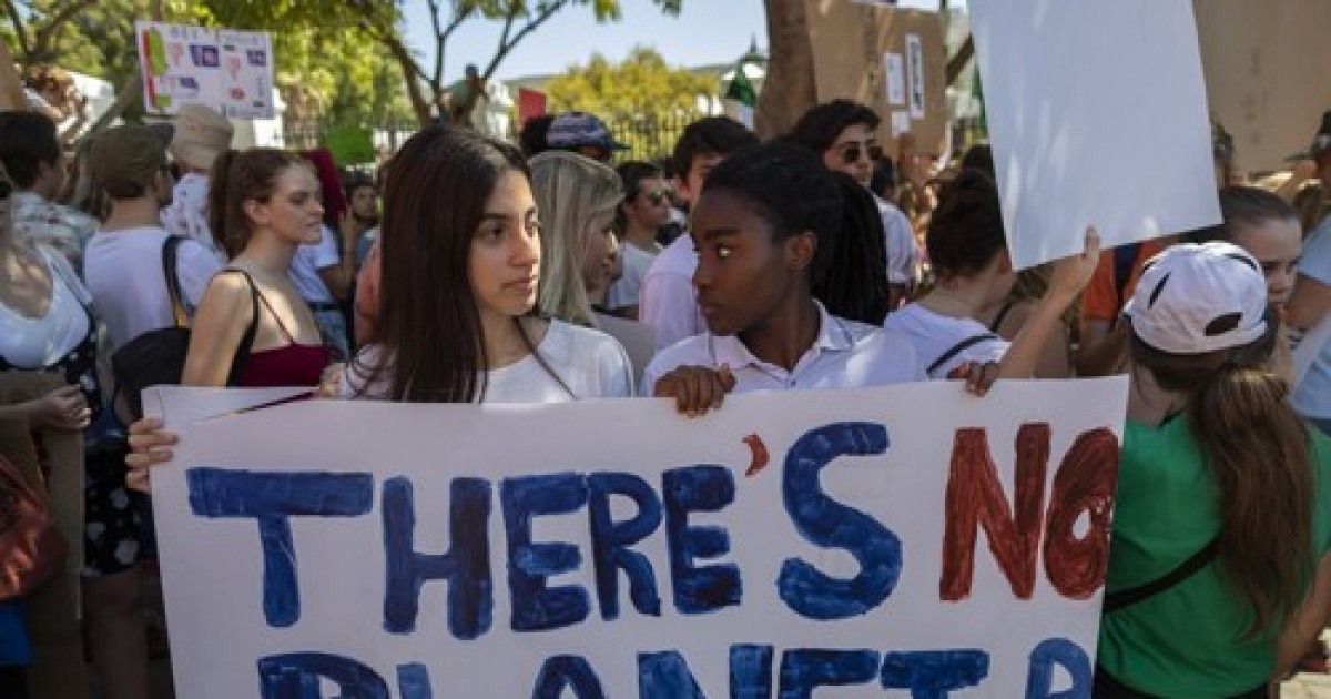 SOUTH AFRICA YOUTH CLIMATE PROTEST