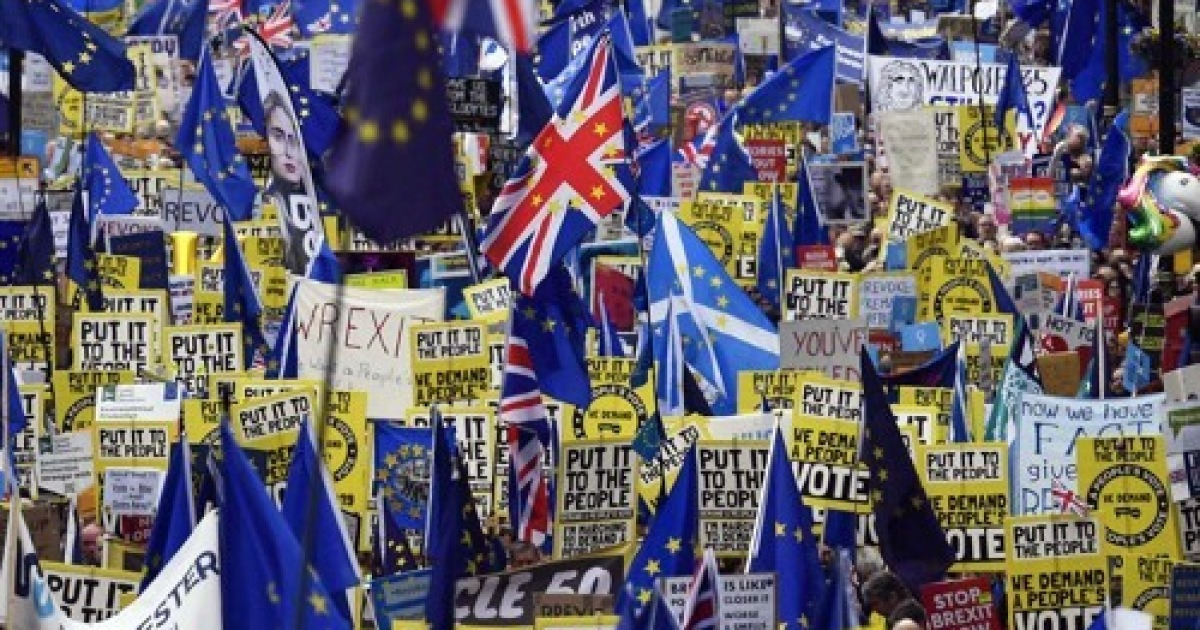 BRITAIN BREXIT PROTEST