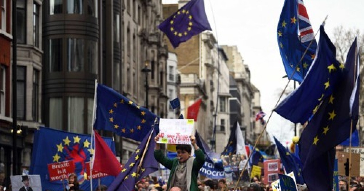 BRITAIN BREXIT PROTEST