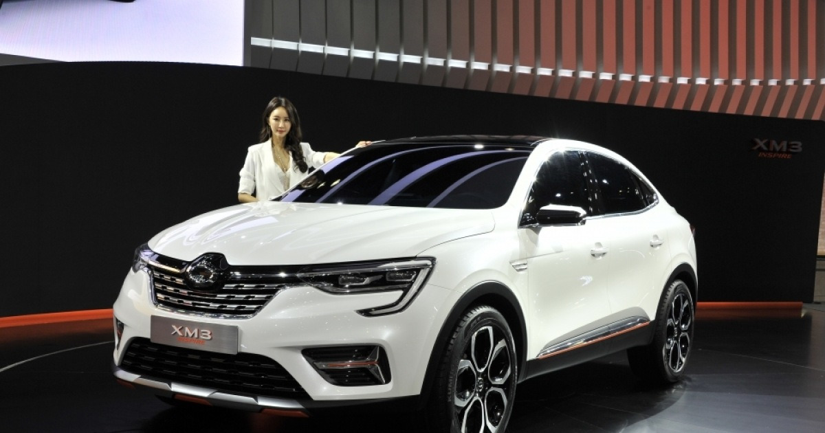 [2019 서울모터쇼] 르노삼성, 'XM3 인스파이어' 공개..2020년 양산 예고