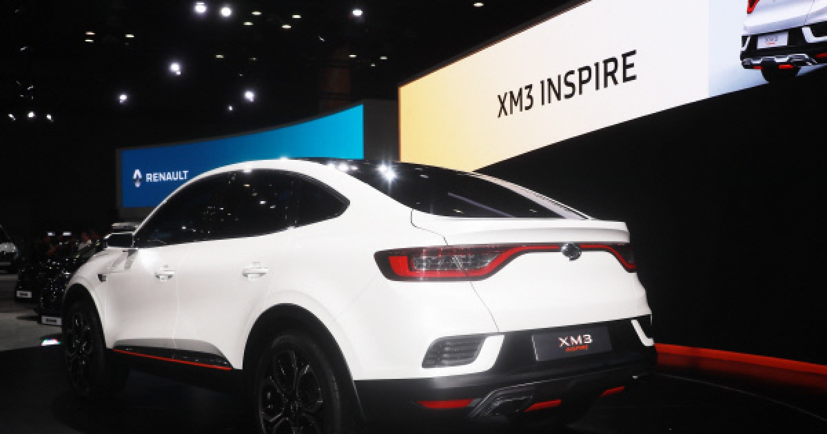 [2019 서울모터쇼] 미려한 외관 품은 XM3 인스파이어 [스경포토]