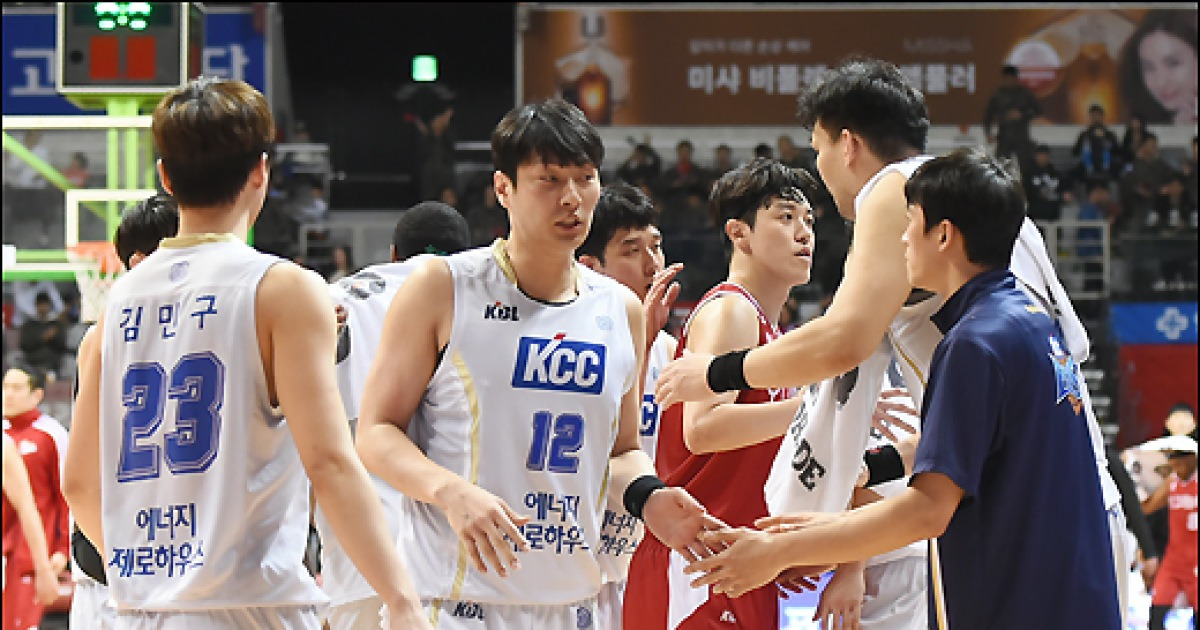 [MD포토] KCC-오리온, '정정당당 명승부'