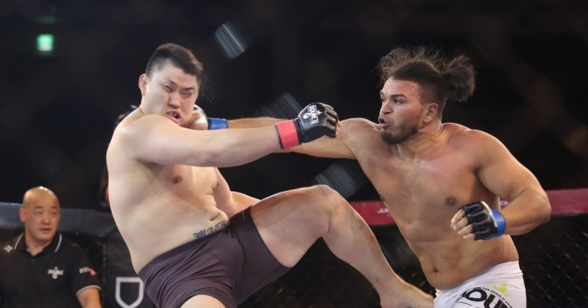 [더블지FC] 양동이, 프로 3승 파이터에게 충격 TKO패